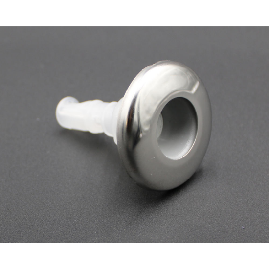 6541-100: Hot tub jet INSRT, ACCU-PRESS EURO, SS - Pool Store Parts